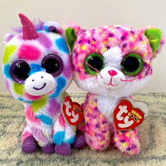 Toys | Ty Beanie Boos Wishful And Sophie Mint Condition | Poshmark